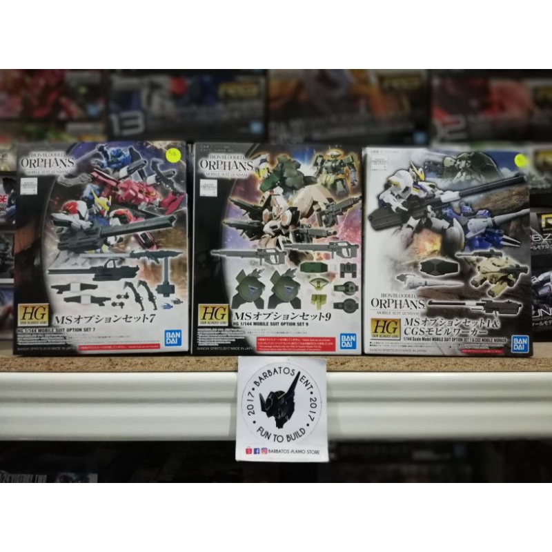 BANDAI [READY STOCK] HG 1/144 Mobile Suit Option Set 1 / 7 / 9 IBO | Shopee Malaysia
