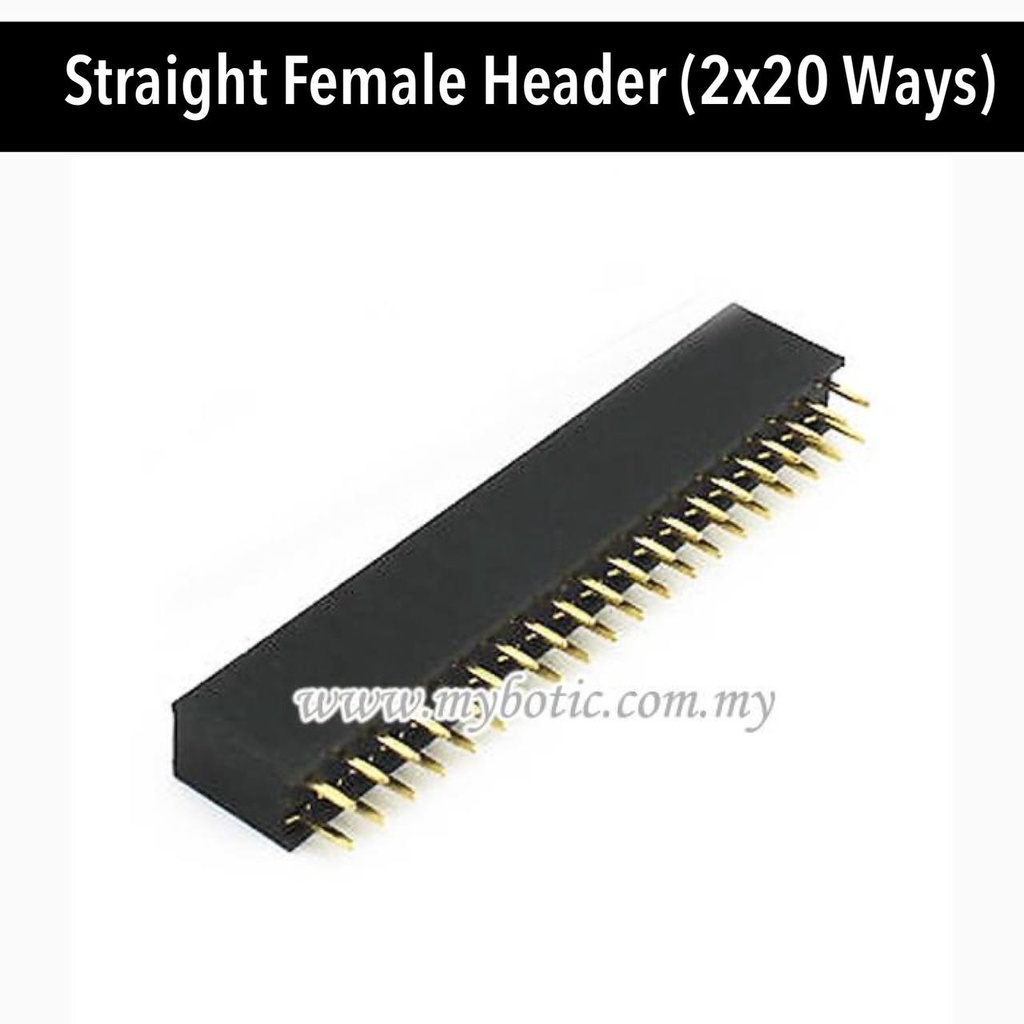 Straight Female Header 2x20 ways | Shopee Malaysia