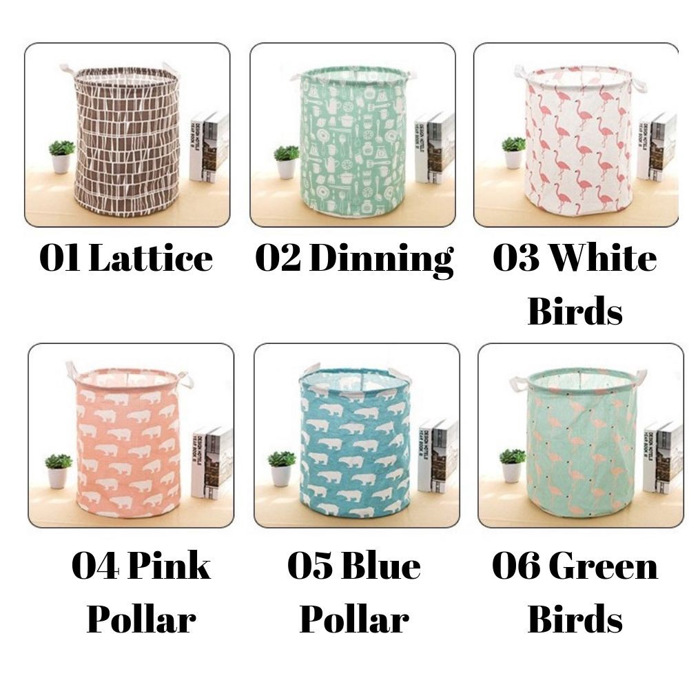 Dirty Clothes Laundry Basket Home Storage (Big Size 60L) Pakaian Baju ...