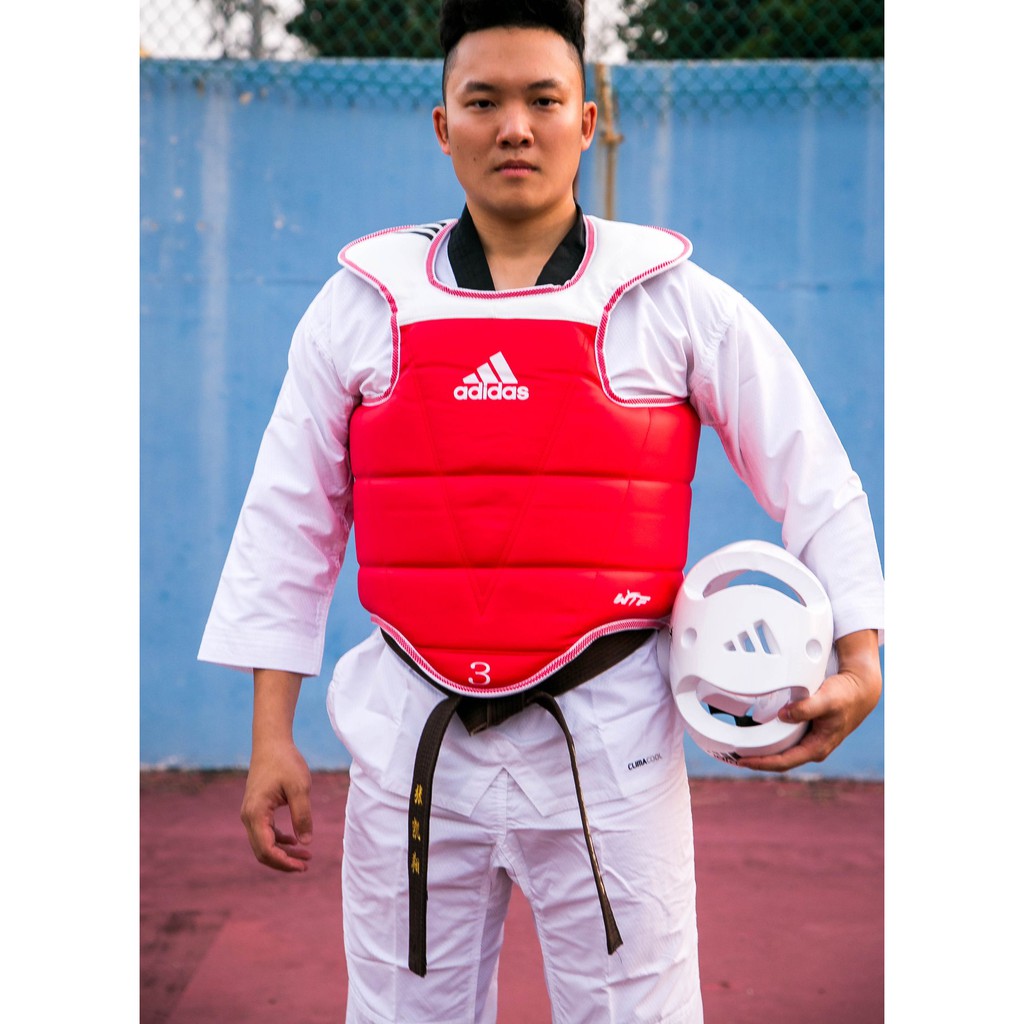 [2020 Promotion] Adidas Taekwondo vest Taekwondo revesible 2 sides Red ...