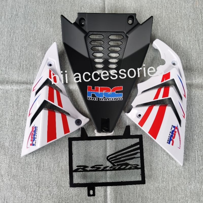 🔥🔥🔥 New Design 🔥RS150 V1/V2 set Package 3 in 1🔥SIDE ENGINE COVER White ...