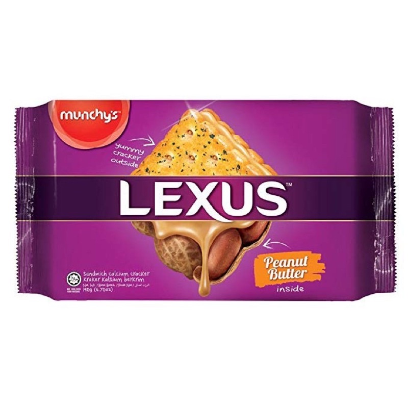 Munchy's Lexus Peanut Butter Crackers 190g | Shopee Malaysia
