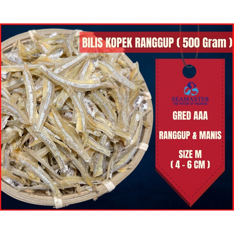 【500Gram±】IKAN BILIS KOPEK RANGGUP TEMPATAN GRADE AAA （SIZE M / 4-6CM ...