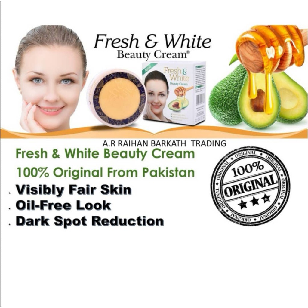 Fresh & White Beauty Whitening Cream 100% Original From Pakistan 30gm | Shopee Malaysia