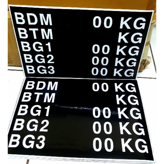 Lorry Side Sticker (BTM) | Shopee Malaysia