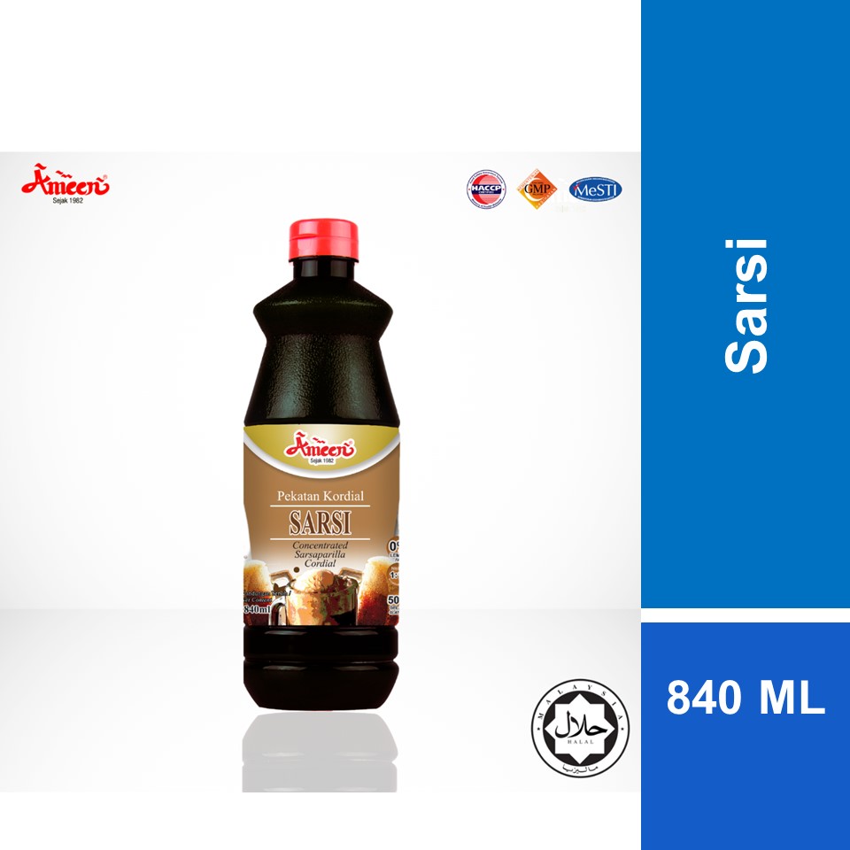 Ameen Flavoured Concentrated Cordial Sarsi 840ml | Shopee Malaysia