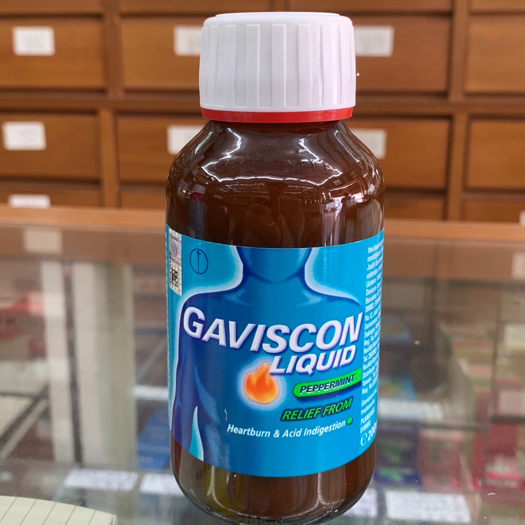 Gaviscon Liquid Pepermint Relief from Heartburn & Acid indigestion ...