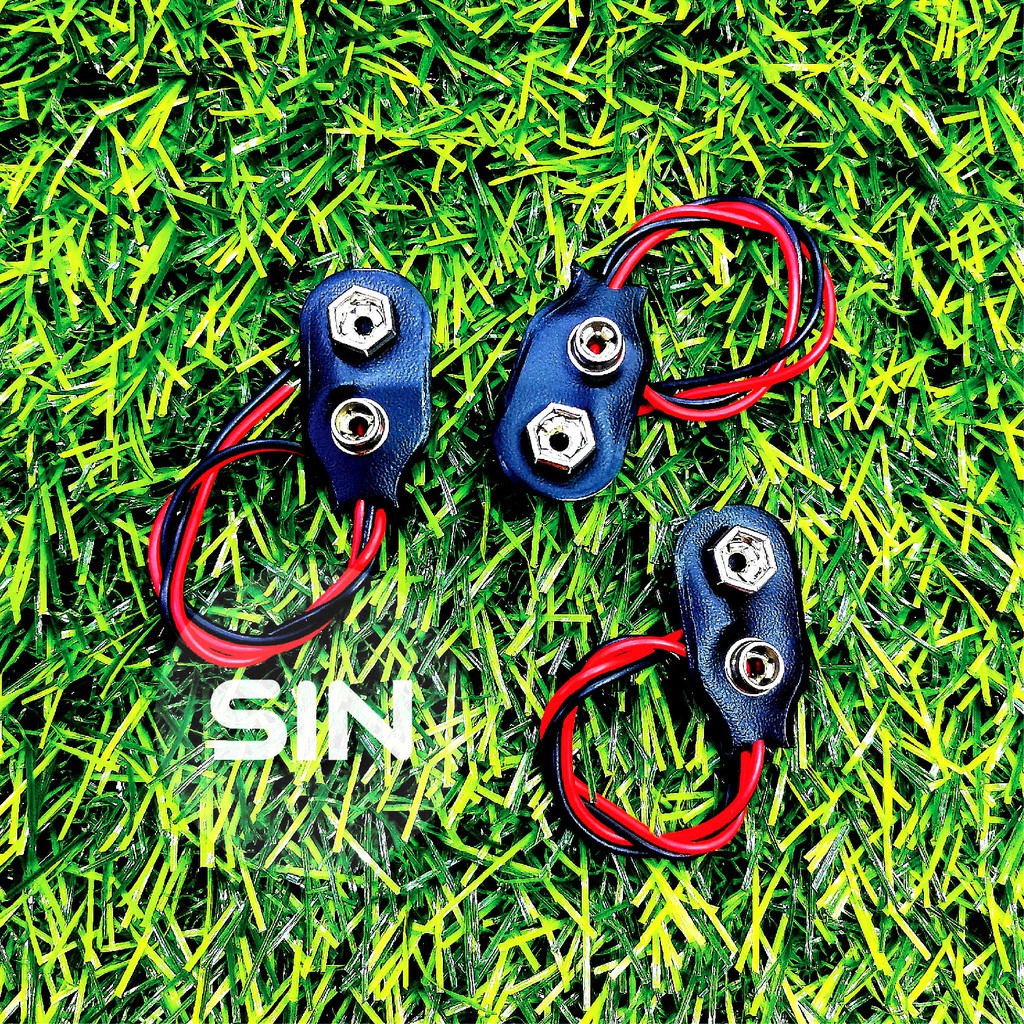 9V Battery Snap Connector / 9V Battery Holder with Casing & On/Off ...