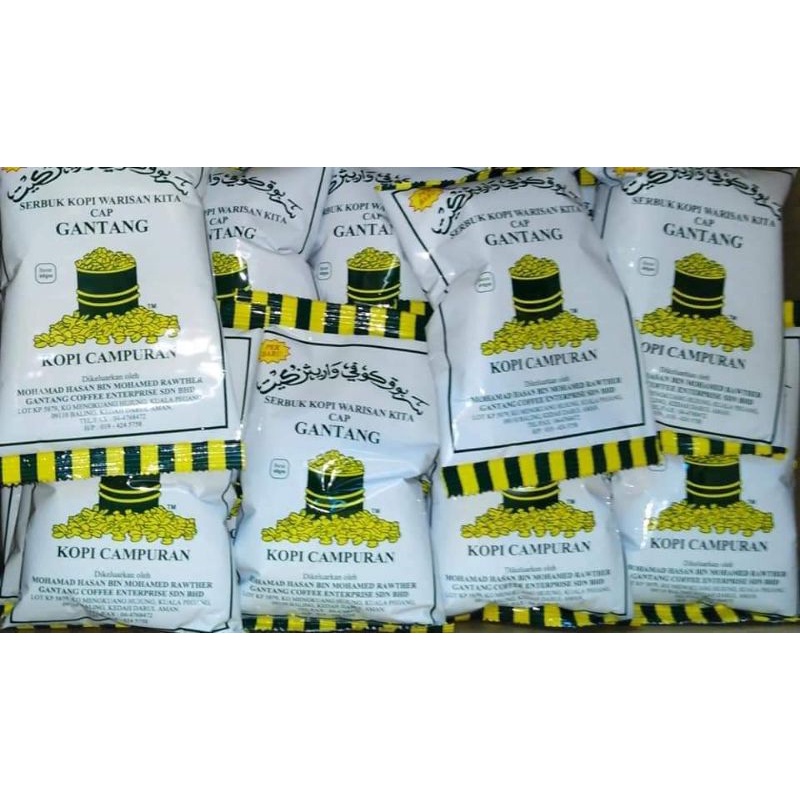 SERBUK kopi cap gantang 280grm kasar | Shopee Malaysia