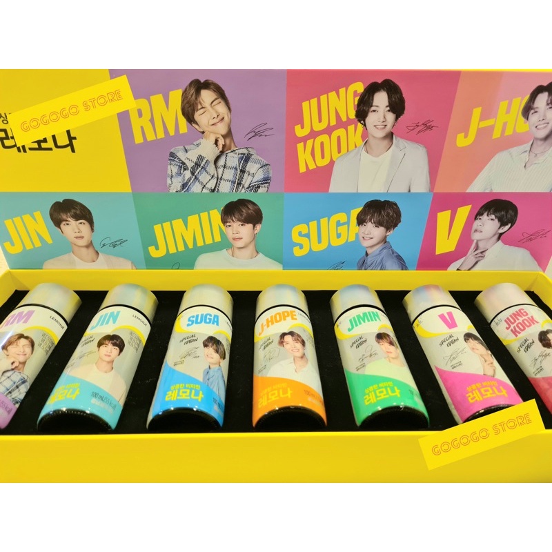[Loose] BTS x Lemona Special Edition (RM, Jin, Suga, Jhope, Jimin, V ...