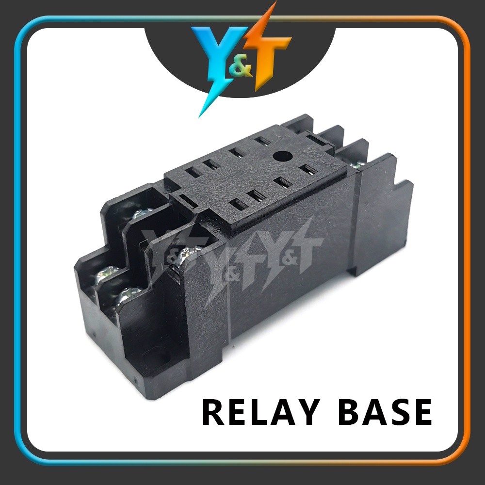 RELAY BASE PYF08A / PYF14A DIN RAIL MOUNTED | Shopee Malaysia