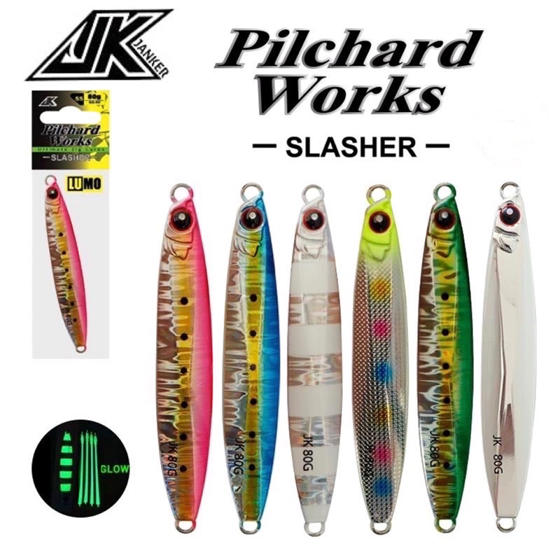 PIRATEZ STRIKE JK JANKER PILCHARD WORKS SLASHER METAL JIG | Shopee Malaysia