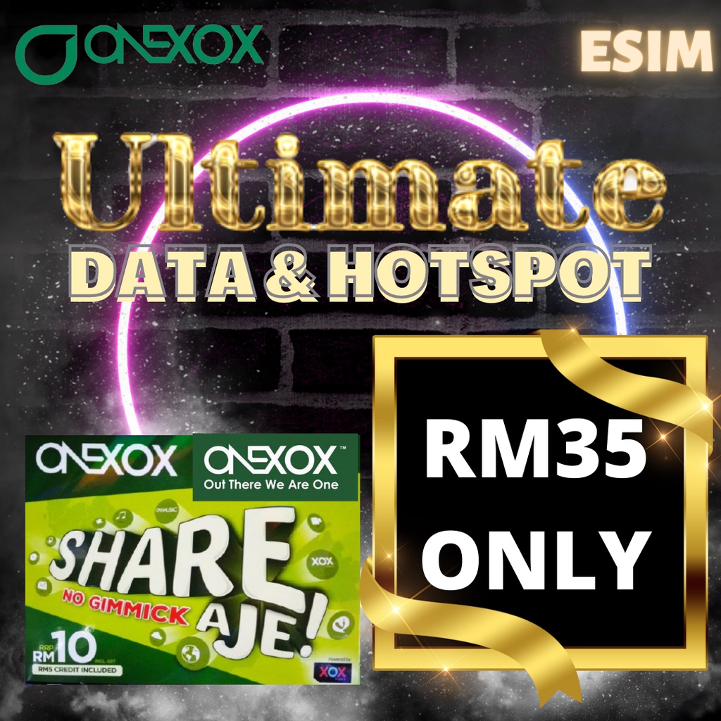 ONEXOX SIM CARD ULTIMATE 35 PREPAID SIMKAD ️28MONTHS VALIDITY(K5 ...