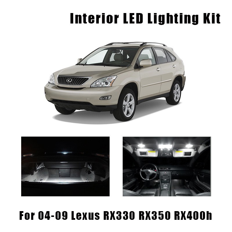 19pcs Canbus LED Bulbs Interior Map Dome Door Light Kit For 2004-2007 ...