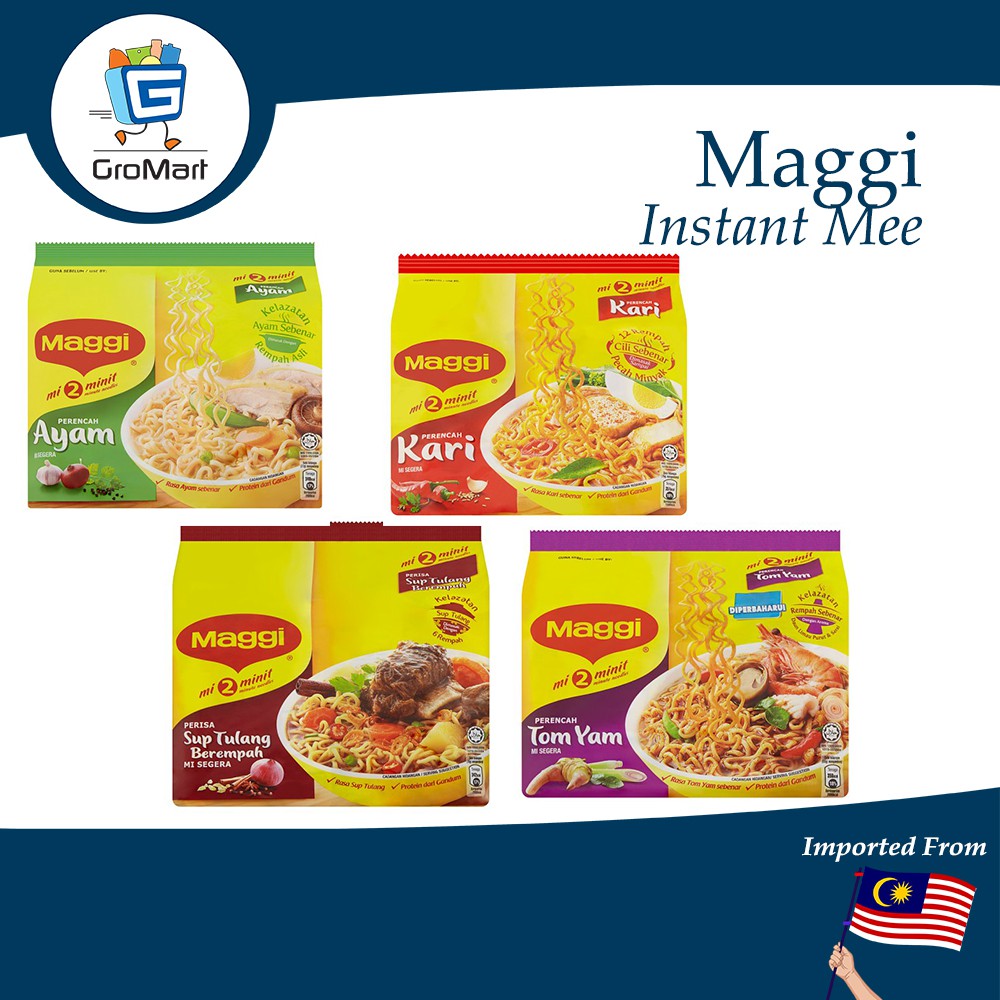 Maggi Instant Noodles Instant Mee Curry Chicken Soup Kari Ayam Tomyam ...