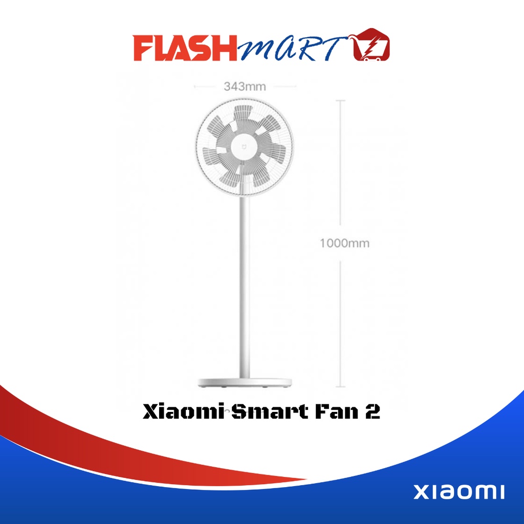 Xiaomi Mi Smart Fan 2 - Smart App Control | Cold Breeze | Adjustable ...