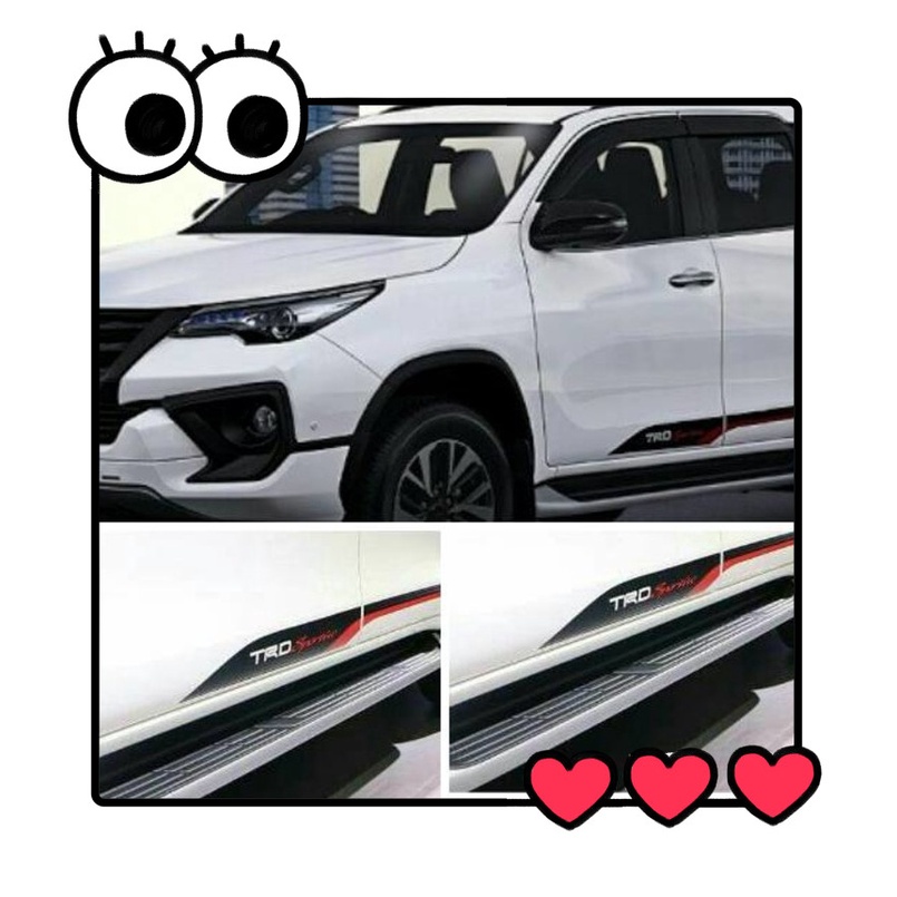 TOYOTA Fortuner TRD Body sticker 1set | Shopee Malaysia