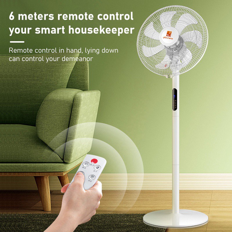 Stand Fan Floor Fan Ordinary - Black/White (16") | Shopee Malaysia