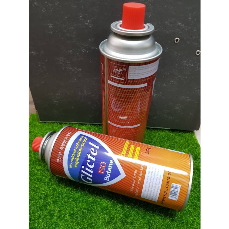 Glictel 230g butane gas cartridge (for portable cooking store use ) 🔥 ...