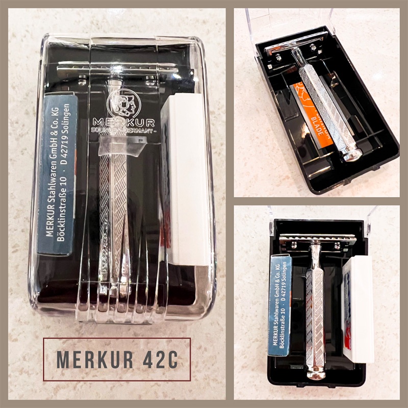 Merkur Double Edge Safety Razor Travel Case (Plastic) From Germany Solingen | Shopee Malaysia