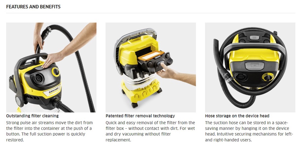 Karcher WD5 Premium Wet & Dry Vacuum Cleaner 25L WD5S New | Shopee Malaysia
