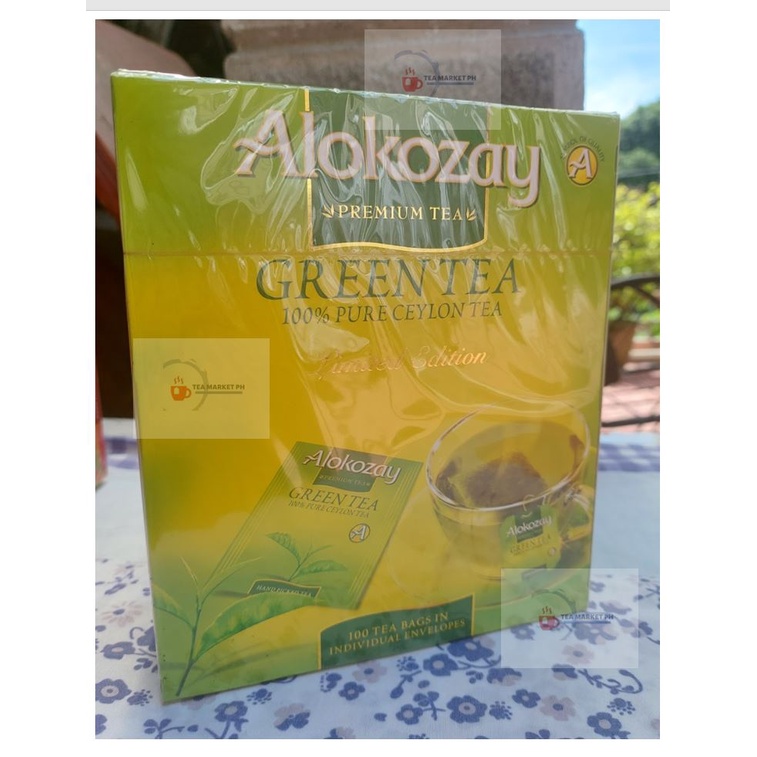 Alokozay Green Tea - 100% Pure Ceylon Tea, Limited Edition (100 ...