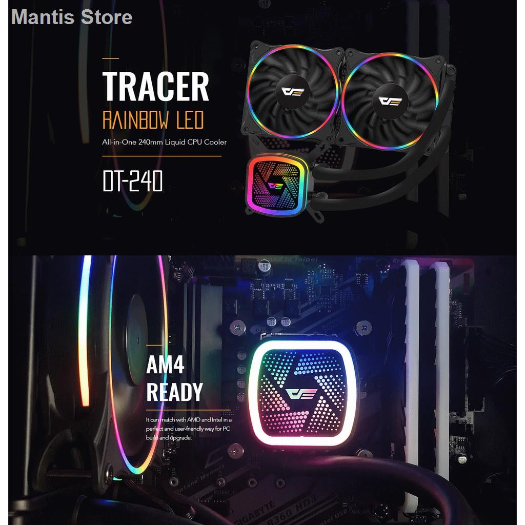 ⊕♈aigo Darkflash Tracer Dt 120 Dt 240 Dt 360 White Cpu Cooler 120mm 240mm 360mm Shopee Malaysia 