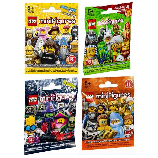 [FULL SET] LEGO Minifigures - Series 12 (71007) | 13 (71008) | 14 ...