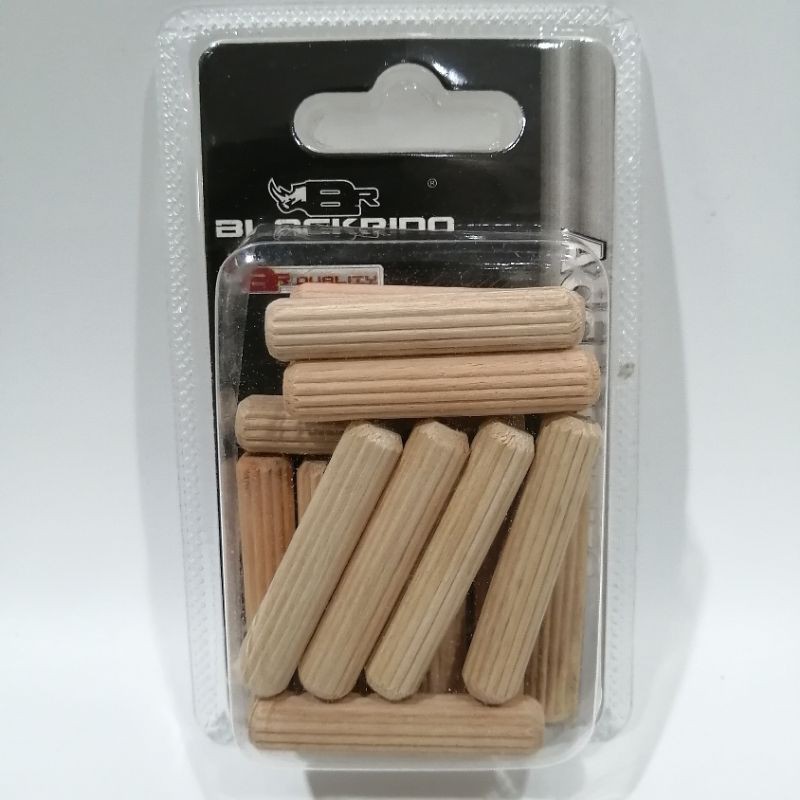 BLACKRINO 8mm Wood Dowel Pin Wood Plug Wood Connector (113433) | Shopee ...