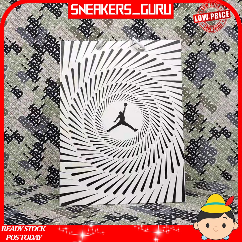 Nike Air Jordan PAPER BAG Packaging bag Portable paper bag gift bag ...