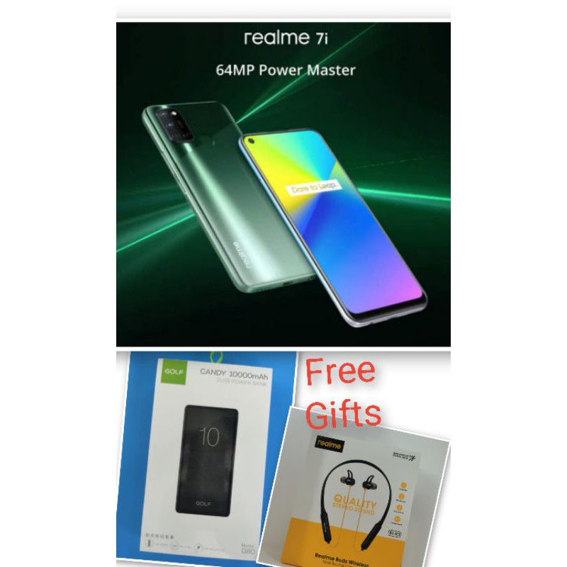 🔥Realme 7i smartphone (8GB+128GB) 5000 mAh battery, 64MP AI Quad Camera ...