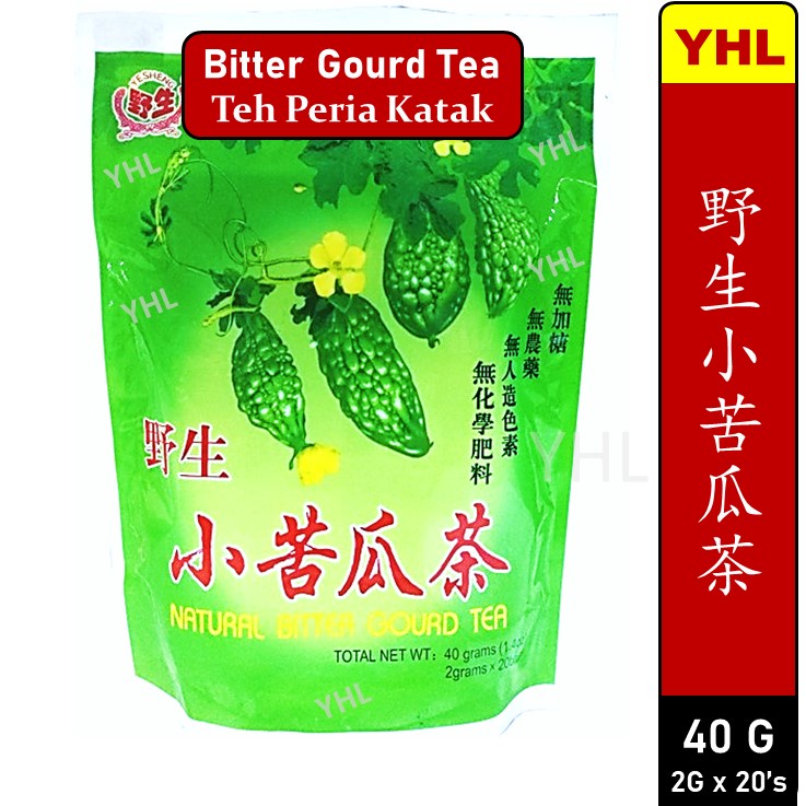 野生小苦瓜茶 Teh Peria Katak / Natural Bitter Gourd Tea/ Bitter Melon Tea 20 ...