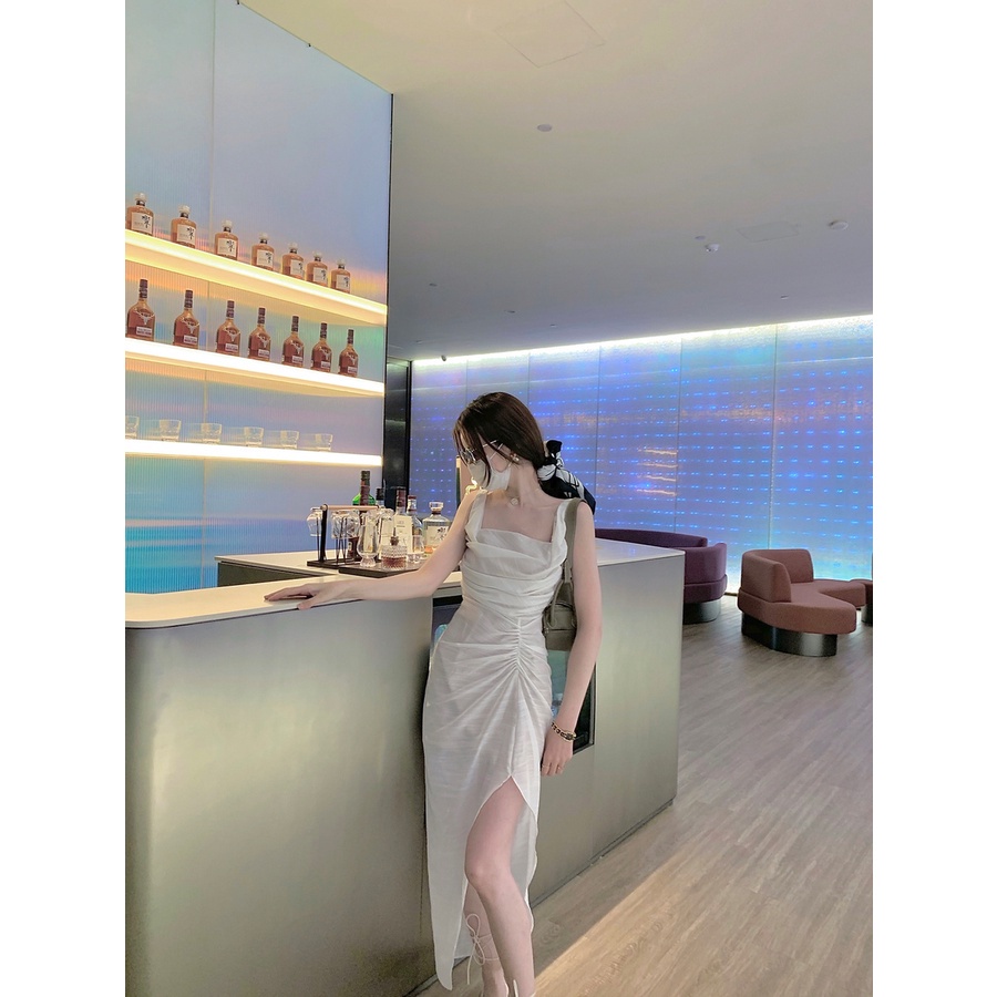 In march | Sling Retro Sweet and Fresh Senior Irregular Dress Design ...