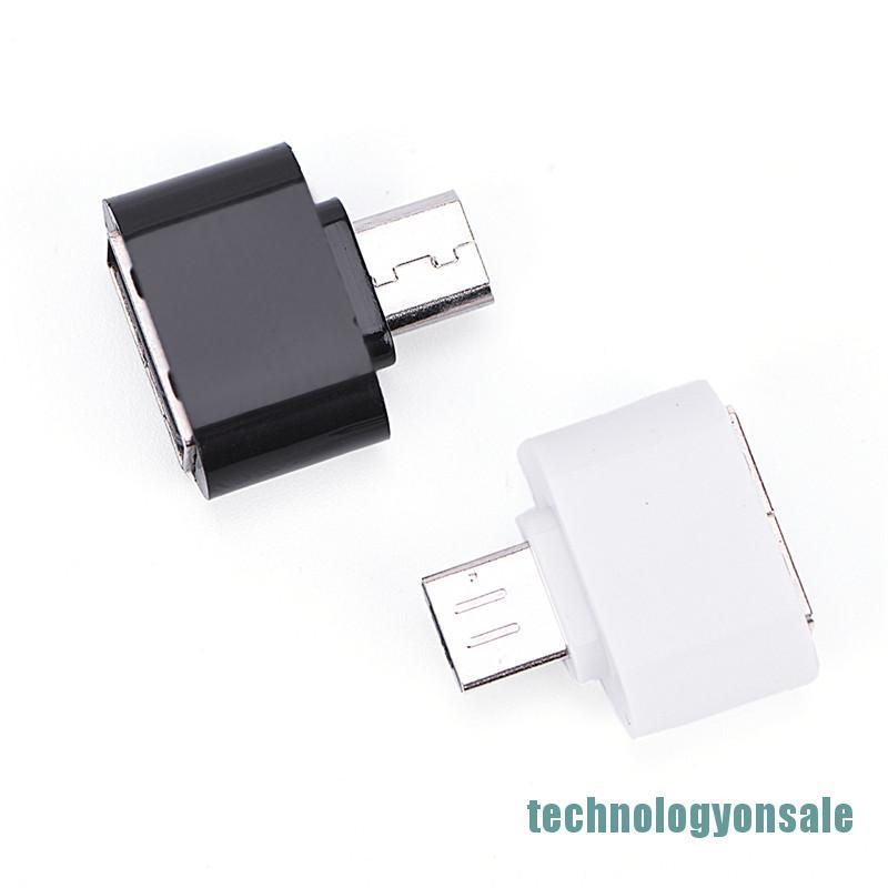 technologyonsale Mini OTG Cable USB OTG Adapter Micro USB to USB Converter for Tablet PC Android ...