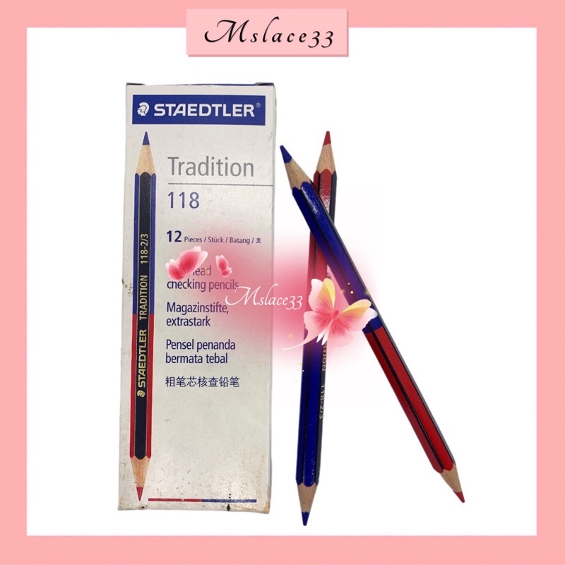 [ORI]Pensel Merah Biru / Red Blue Pencil/ Pensel Kain | Shopee Malaysia