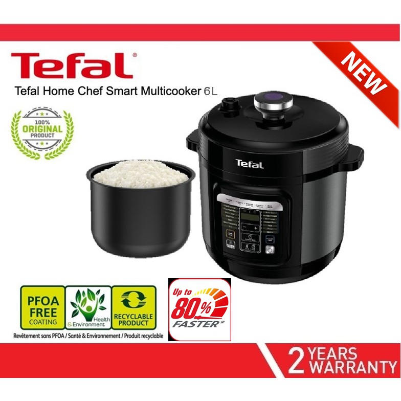 🔥SPECIAL OFFER 🔥TEFAL Home Chef Smart Multicooker Electrical Pressure ...