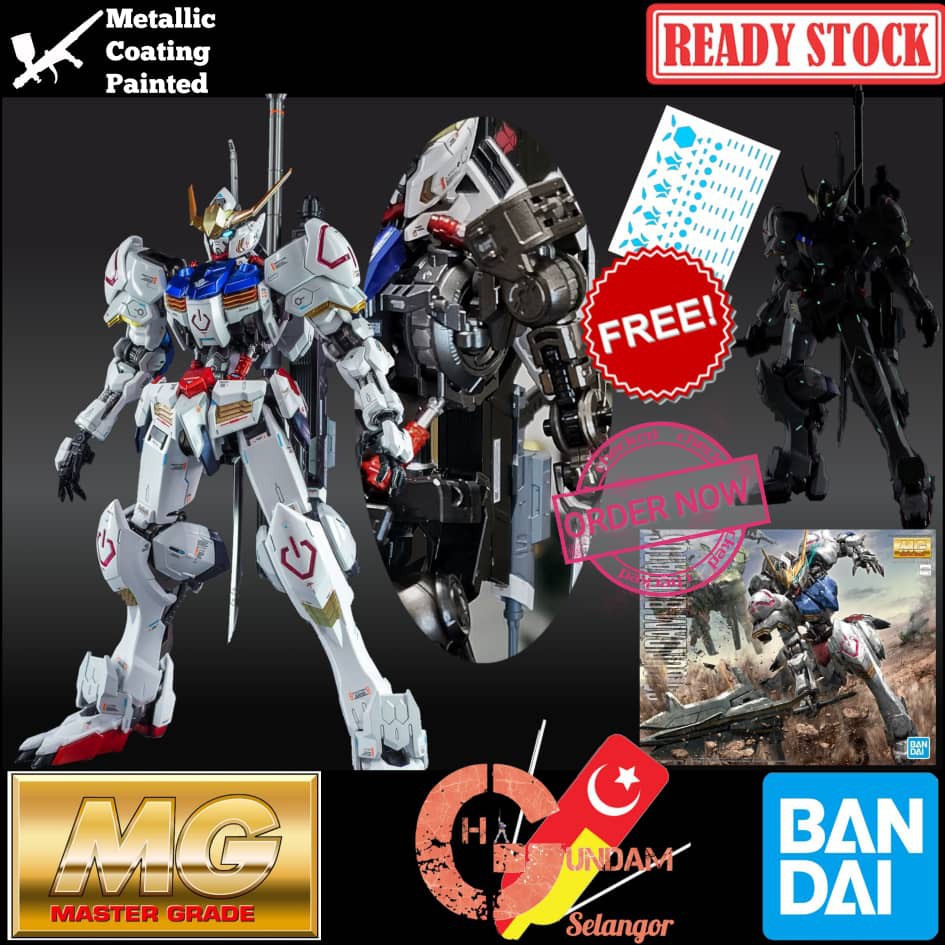 [Metallic Coating Painted] Bandai MG 1/100 Barbatos 4th Form 8818 ...