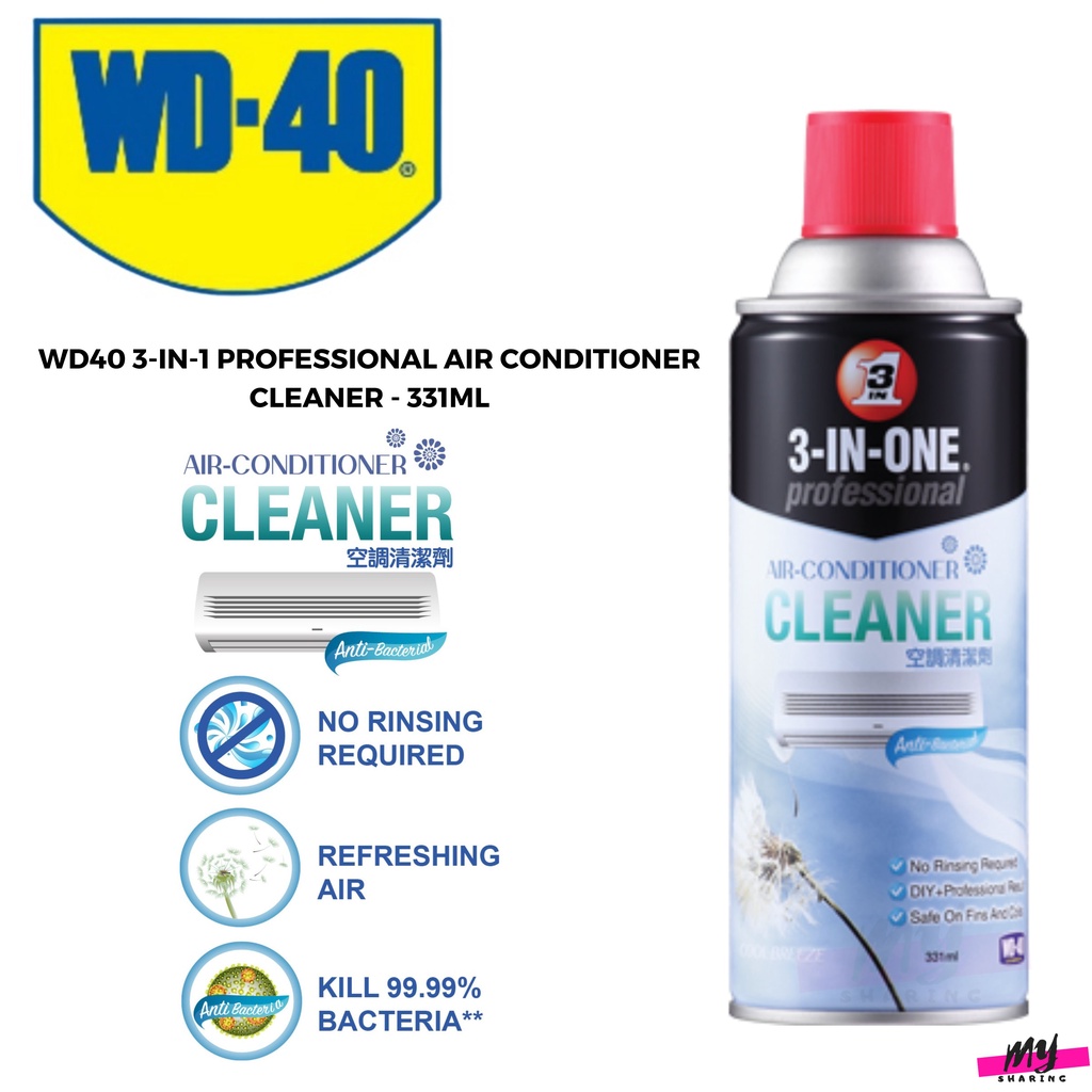 WD40 3 In 1 Professional Air Conditioner Cleaner - 331ml | Shopee Malaysia