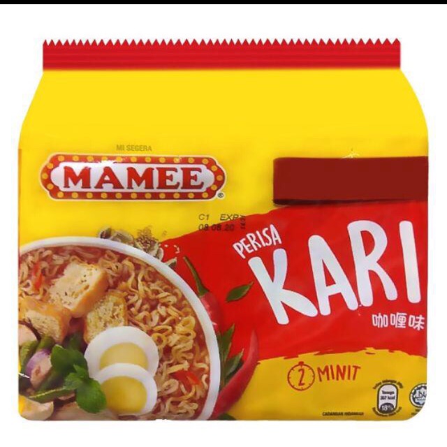 BENG KEE 🔥MAMEE PREMIUM NOODLE BUNDLE CURRY 5X80G /SUP/SAYUR /ITIK 🔥 ...