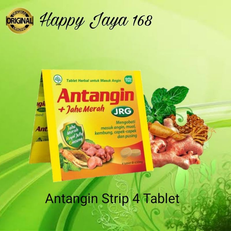 Antangin JRG Strip Contains 4 Tablets | Shopee Malaysia