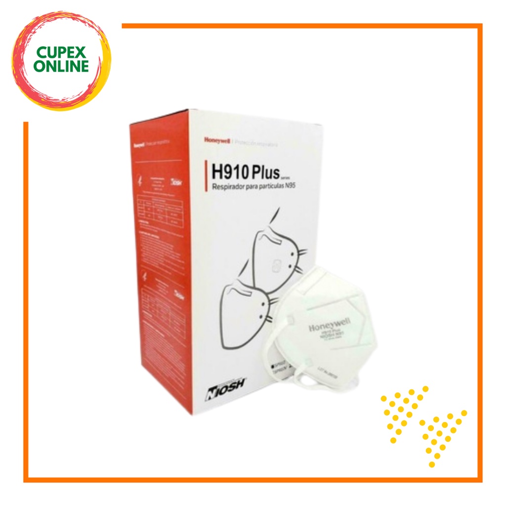 [50 PCS] HONEYWELL H910 Plus N95 Particulate Respirator Niosh Approved Mask(cupex) | Shopee Malaysia