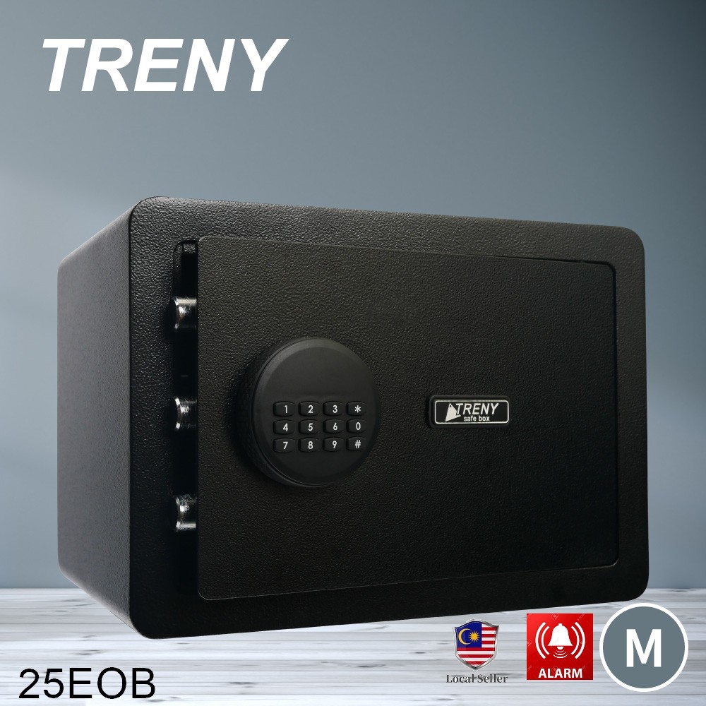 TRENY Standard Electronic alarm Safe Box safe box Digital Safe Box Burglar Safety box Anti-Theft ...