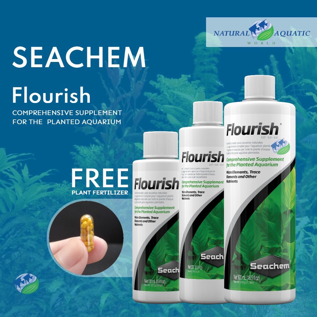 Seachem Flourish (100ml /250ml /500ml) Comprehensive supplement for ...