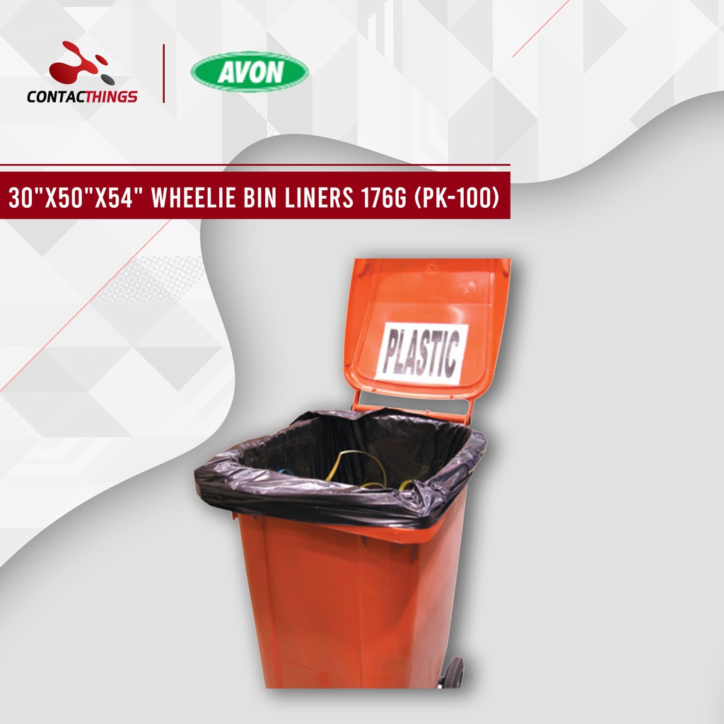 AVON 30"x50"x54" WHEELIE BIN LINERS (PK-100) - AVN9180230K | Shopee ...