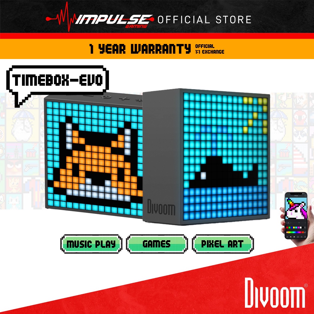 Divoom Timebox Evo - Evolution is Here Powerful Hardware Fine Audio ...