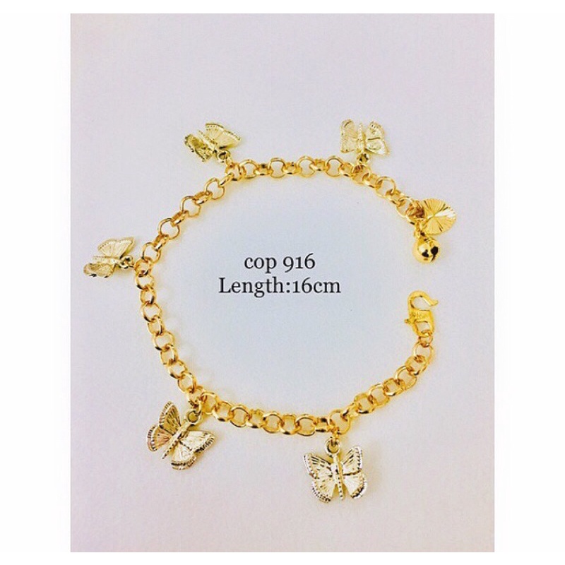 EMAS KOREA COP 9!6 WITH CUTE BUTTERFLY | Shopee Malaysia