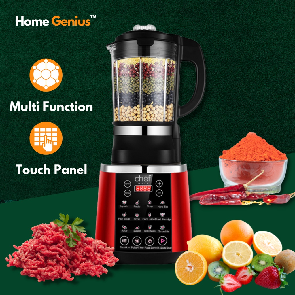 New ChefMate Heavy Duty Smart Cooking Blender 12 Functions Meat Grinder ...