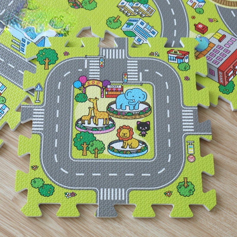 Ready Stock 9pcs/set 30x30cm High Quality PE Foam Floor Mat Baby ...