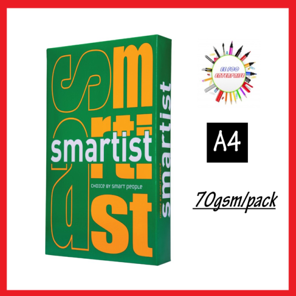 Smartist A4 Copier Paper (70gsm) [Ready Stock] | Shopee Malaysia