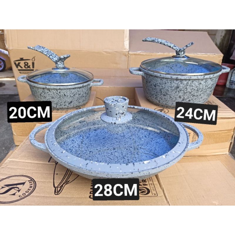 Kuali batu kuali granite periuk batu kuali non stick home kitchen ...